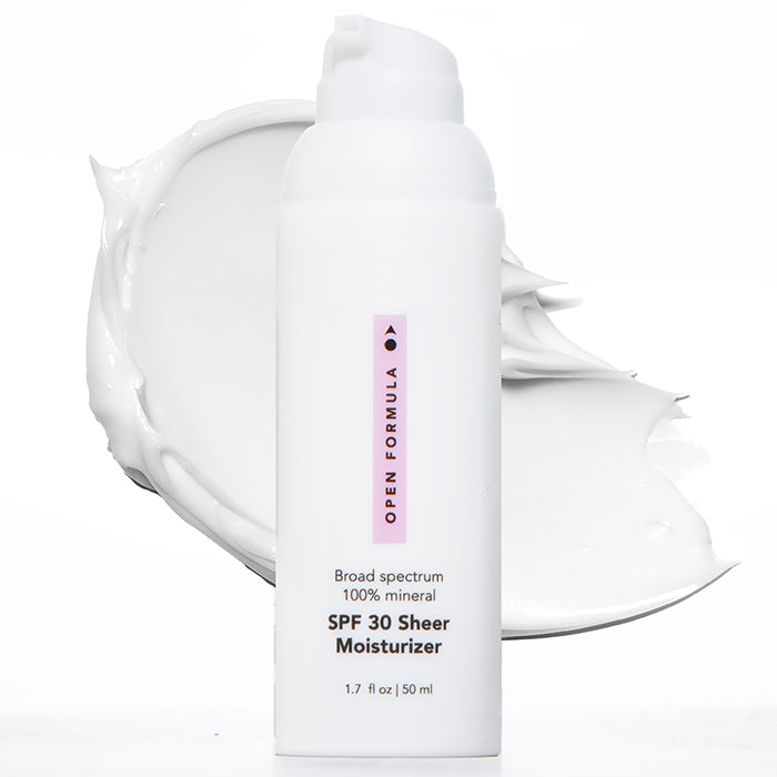 SPF 30 Sheer Moisturizer – Open Formula